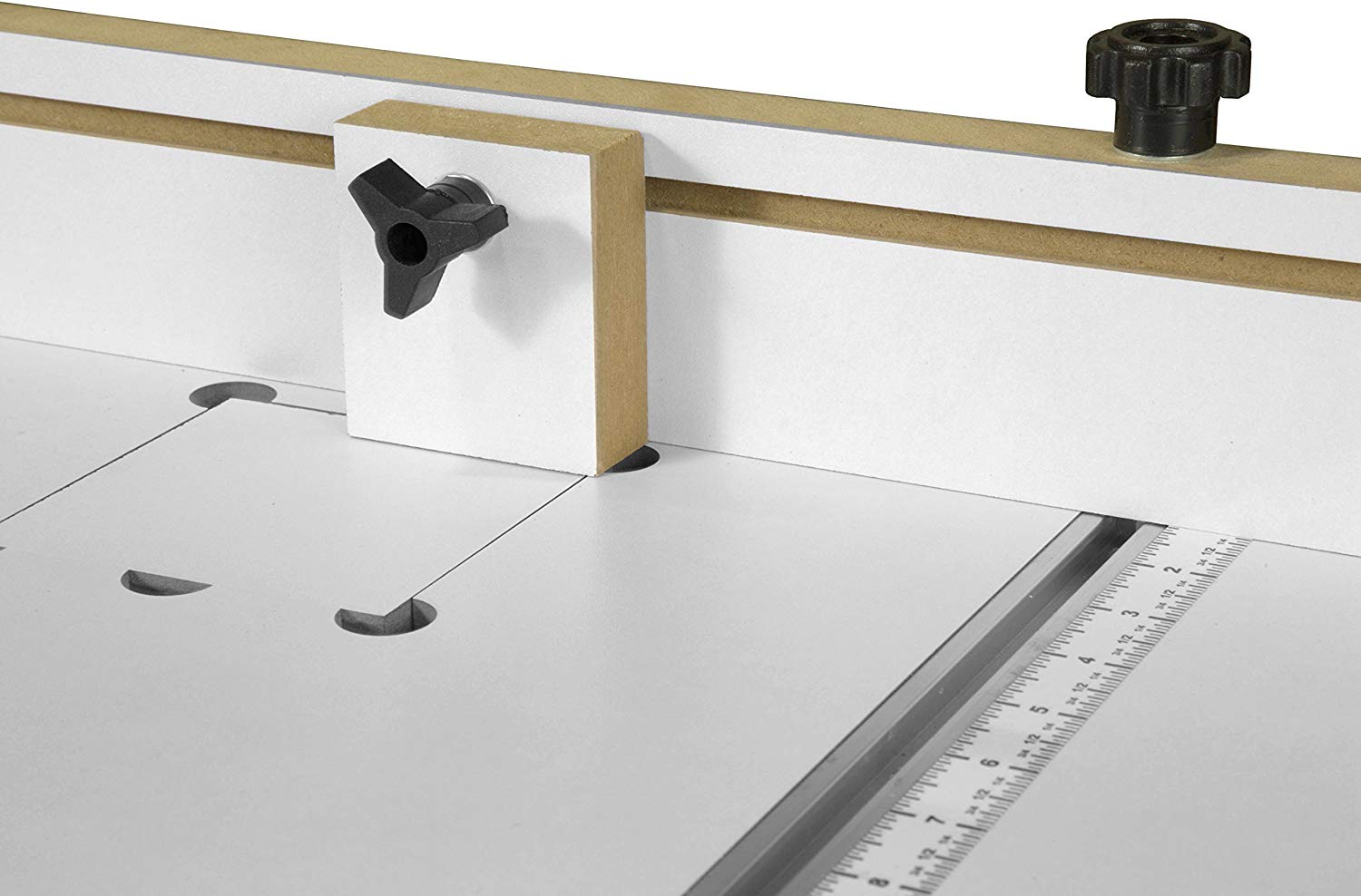 WEN DPA2412T 24 in. x 12 in. Drill Press Table with an Adjustable Fence ...